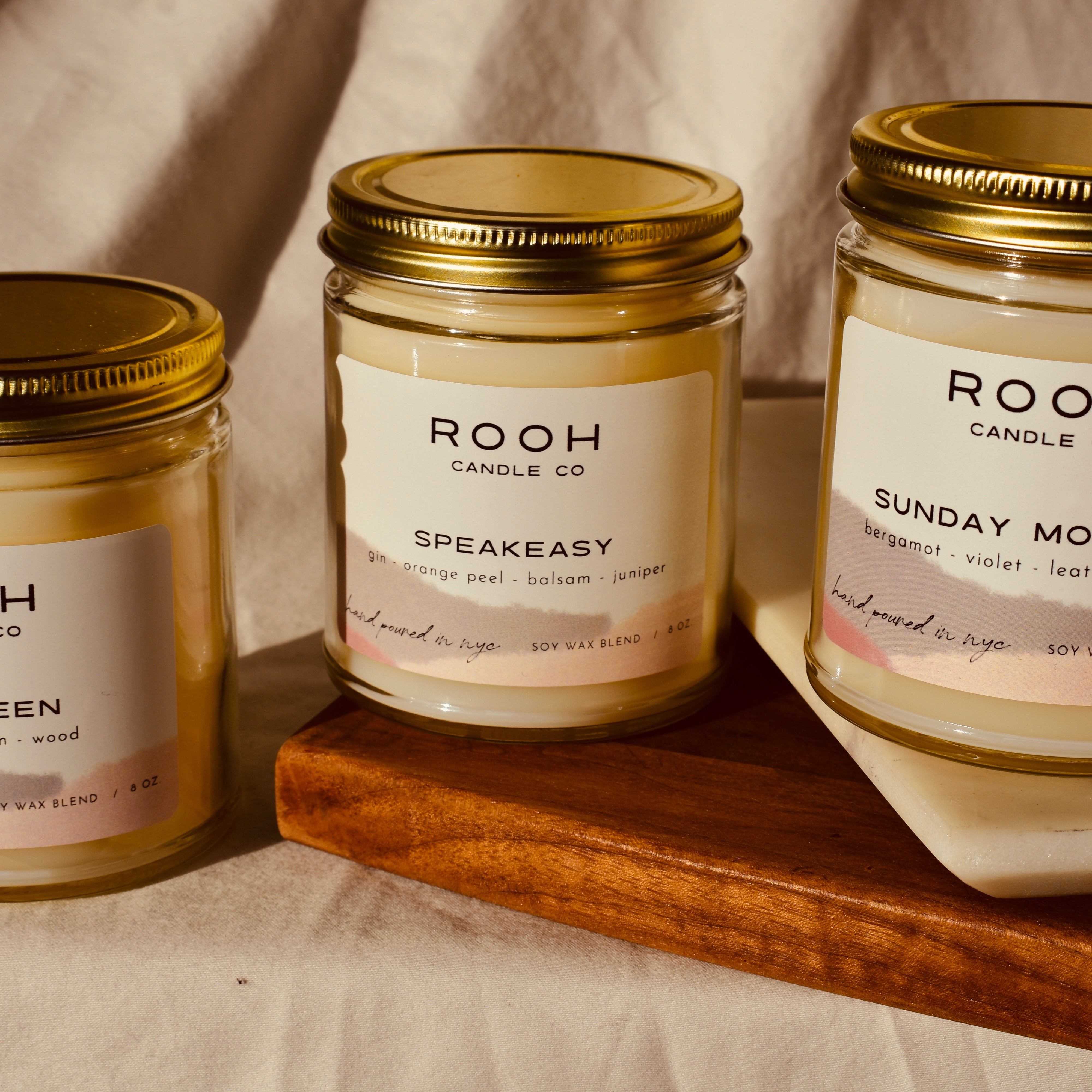 8 oz Glass Jars – Rooh Candle Co.